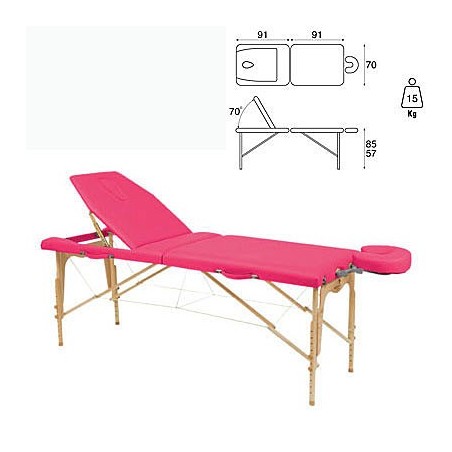 Camilla plegable madera Ecopostural C3216