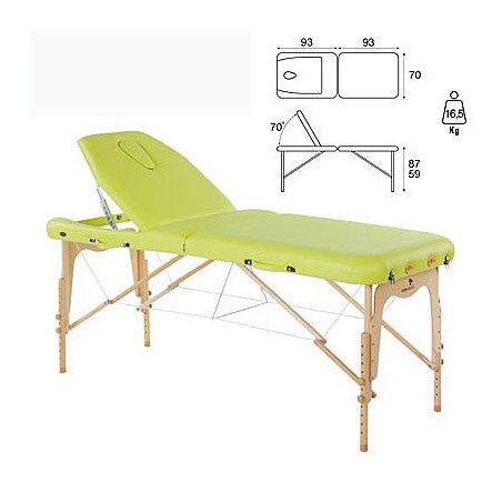 Camilla plegable madera Ecopostural C3614M63